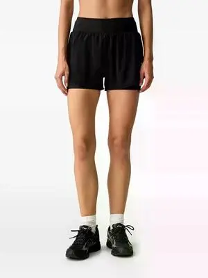 PUMA Dreamrun Drycell Layered Logo-print Shorts - Black