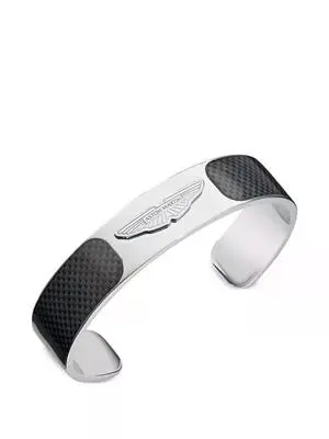 ASTON MARTIN Carbon-fibre Logo-plaque Bangle