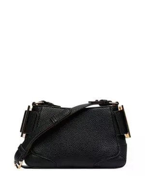 Moschino Buckle-detail Grained Crossbody Bag