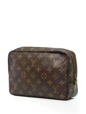 LOUIS VUITTON 1987 Monogram Trousse Toilette 23 Clutch Bag