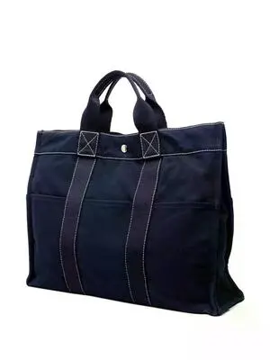 Hermès 1990-2010 Canvas Fourre Tout Mm Tote Bag
