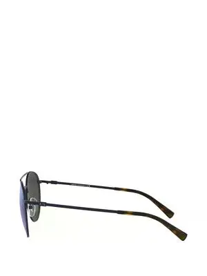 Armani Exchange Round-frame Double-bridge Sunglasses