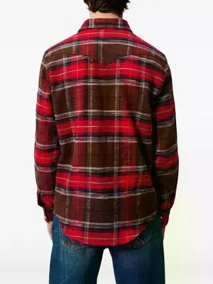 ROY ROGER'S Western Check-pattern Shirt