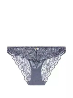 AUBADE Vibes Embroidered Briefs - Blue