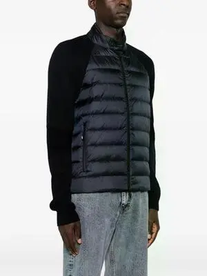 Moncler Quilted Panelled Cardigan