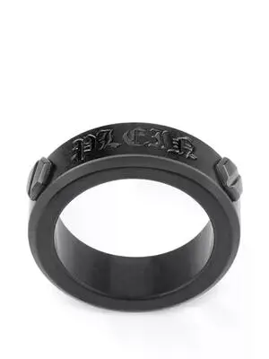 Philipp Plein Hexagon Logo-plaque Ring