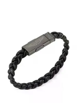 ASTON MARTIN Braided Leather Bracelet