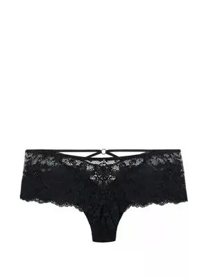 AUBADE Night Bird Lace-embroidered Briefs - Black
