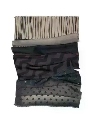 ELIZABETTA Atri Silk Scarf - Grey