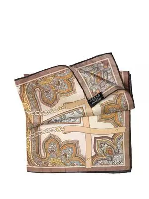 ELIZABETTA Francesca Paisley-print Silk Scarf