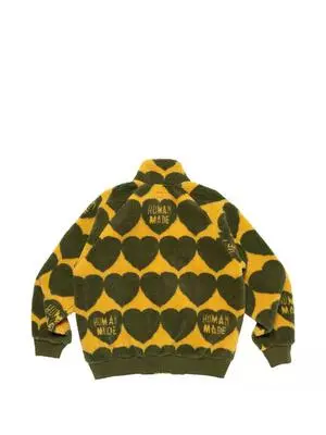 HUMAN MADE Heart-print Fleece Jacket