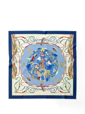 ELIZABETTA Sella Nobile Silk Scarf