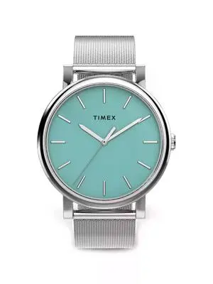 Timex® Round Dial 38mm Watch - Blue