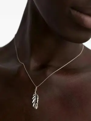 Monica Vinader Feather-pendant Necklace