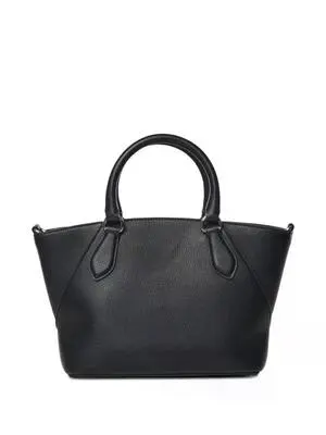 Armani Exchange Logo-plaque Pebbled Tote Bag