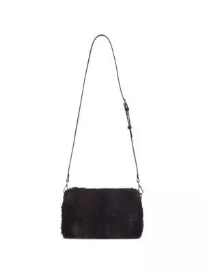 Apparis Amelia Faux-fur Crossbody Bag - Black