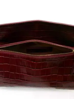 Benedetta Bruzziches Croc-effect Leather Shoulder Bag
