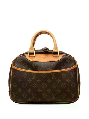 LOUIS VUITTON 2005 Monogram Trouville Handbag - Brown
