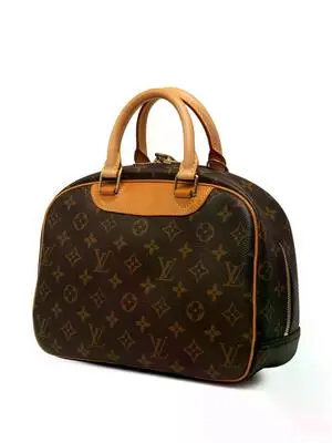 LOUIS VUITTON 2005 Monogram Trouville Handbag - Brown