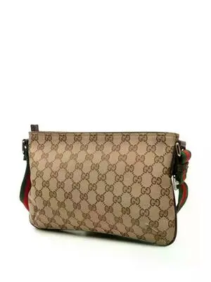 Gucci 2000-2015 Gg Canvas Web Crossbody Bag