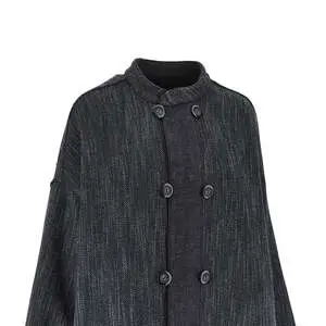 Emporio Armani Wool-blend Reversible Oversized Jacket