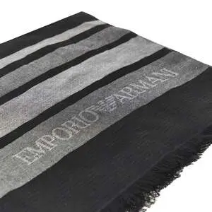 Emporio Armani Viscose And Modal-blend Scarf