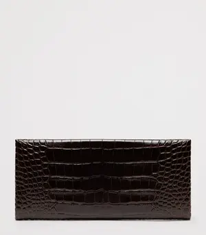 TOM FORD Croc-embossed Leather Clutch Bag