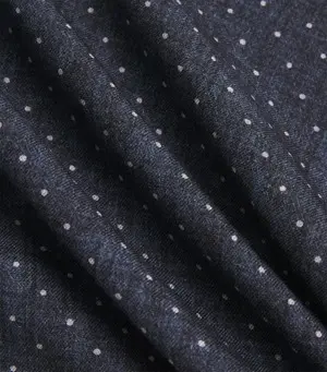 Eleventy Cotton-wool Pocket Square