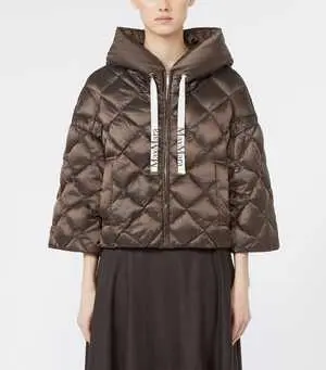 Max Mara Down Quilted Jacket - Brown