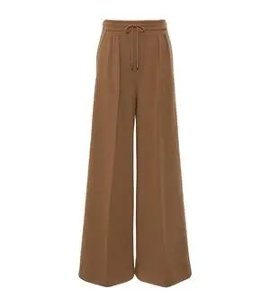 Max Mara Wool-cashmere Drawstring Trousers