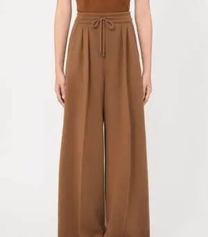 Max Mara Wool-cashmere Drawstring Trousers