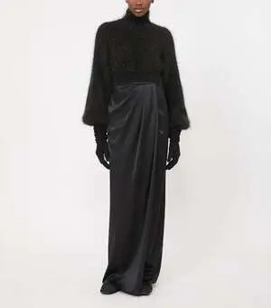 Max Mara Mohair-blend Cropped Sweater