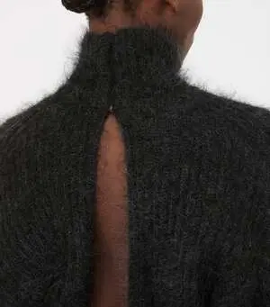 Max Mara Mohair-blend Cropped Sweater