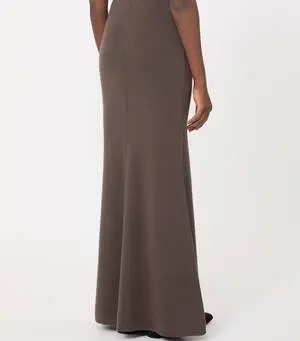 Max Mara Virgin Wool-cashmere Knitted Maxi Skirt