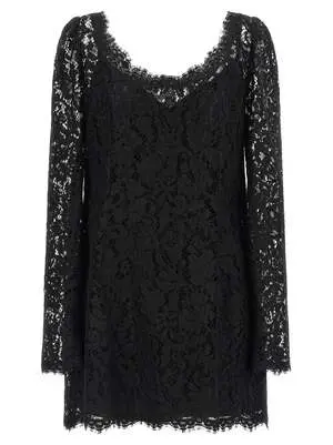 Dolce & Gabbana Lace Dress - Black