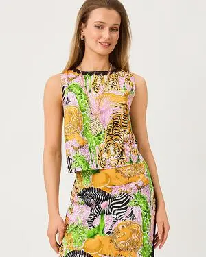 Lilly Pulitzer® Annaleese Sleeveless Top, Straight Fit - Multicolor