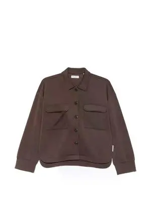 Marc O'polo Button-up Chest-pocket Shirt - Brown