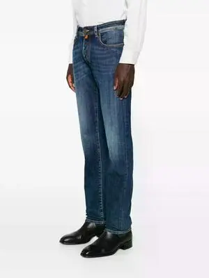 JACOB COHЁN Faded Straight-leg Jeans