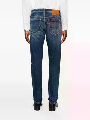 JACOB COHЁN Faded Straight-leg Jeans