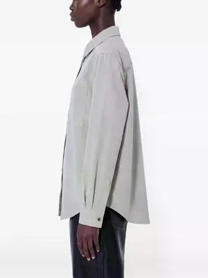 RÓHE Textured-weave Button-down Shirt