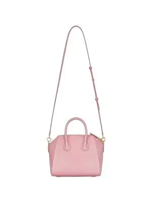 Givenchy Mini Antigona Bag In Box Leather - Pink
