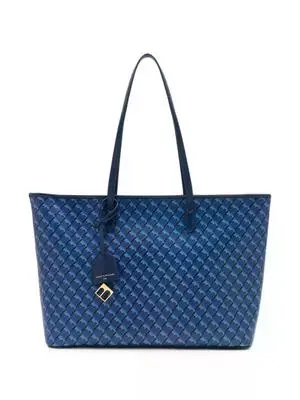 TAMMY & BENJAMIN Nano Shopper Monogram-print Tote Bag - Blue