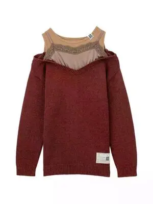 Mihara Yasuhiro Layered-detail Sweater