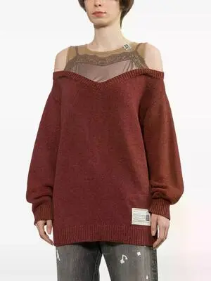 Mihara Yasuhiro Layered-detail Sweater