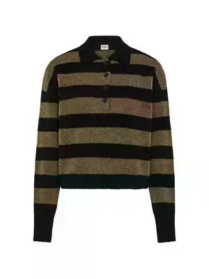 CYCLE Vera Striped Polo Top