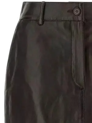 P.a.r.o.s.h Maciock26 Leather Mini Skirt