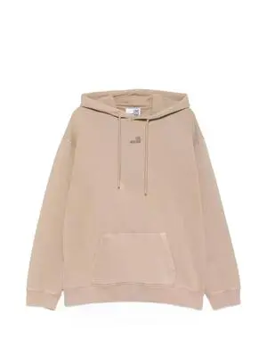 Moschino Logo-print Pouch-pocket Hoodie - Neutrals
