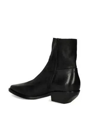 Elena Iachi Pointed-toe Leather Boots
