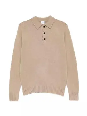 Aspesi Button-placket Knitted Polo Shirt