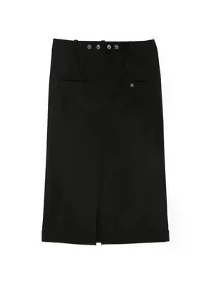 Marni Button-detail Pencil Midi Skirt